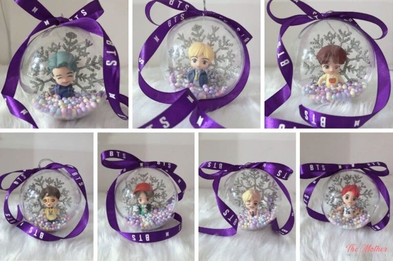 DIY BTS Christmas Tree Ornaments | The Mother Huddle