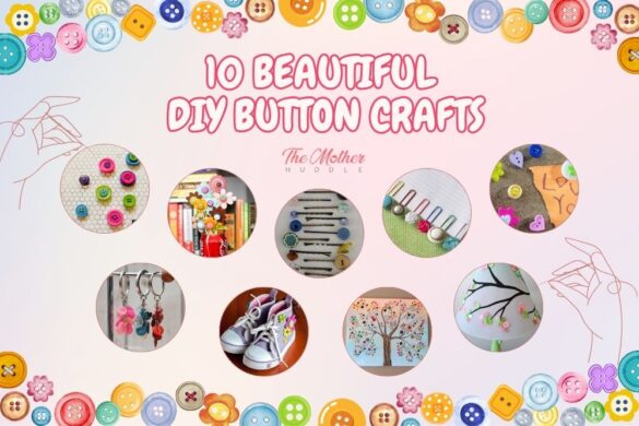 10 Beautiful DIY Button Crafts