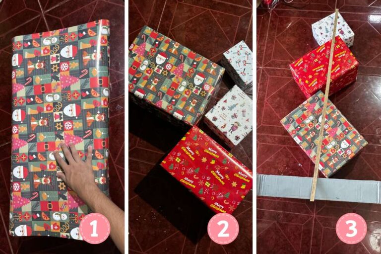 How To Make A DIY Christmas Box Pole Display