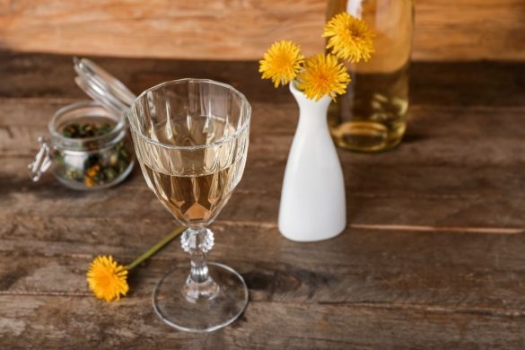 How to Make Dandelion Wine - Golden Floral Wine